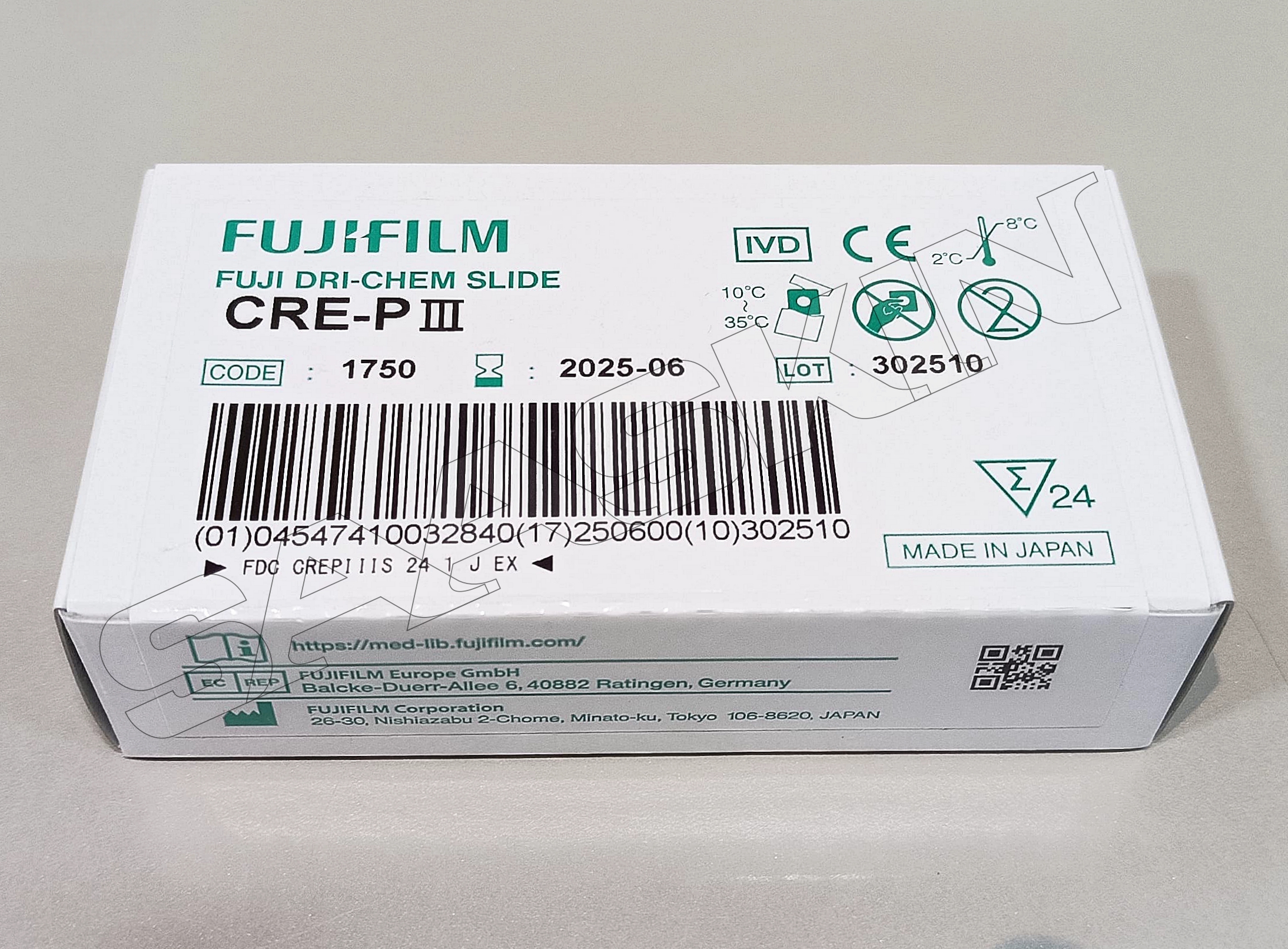 FUJI DRI-CHEM SLIDE CRE-P III | Saaskin - Premium Products