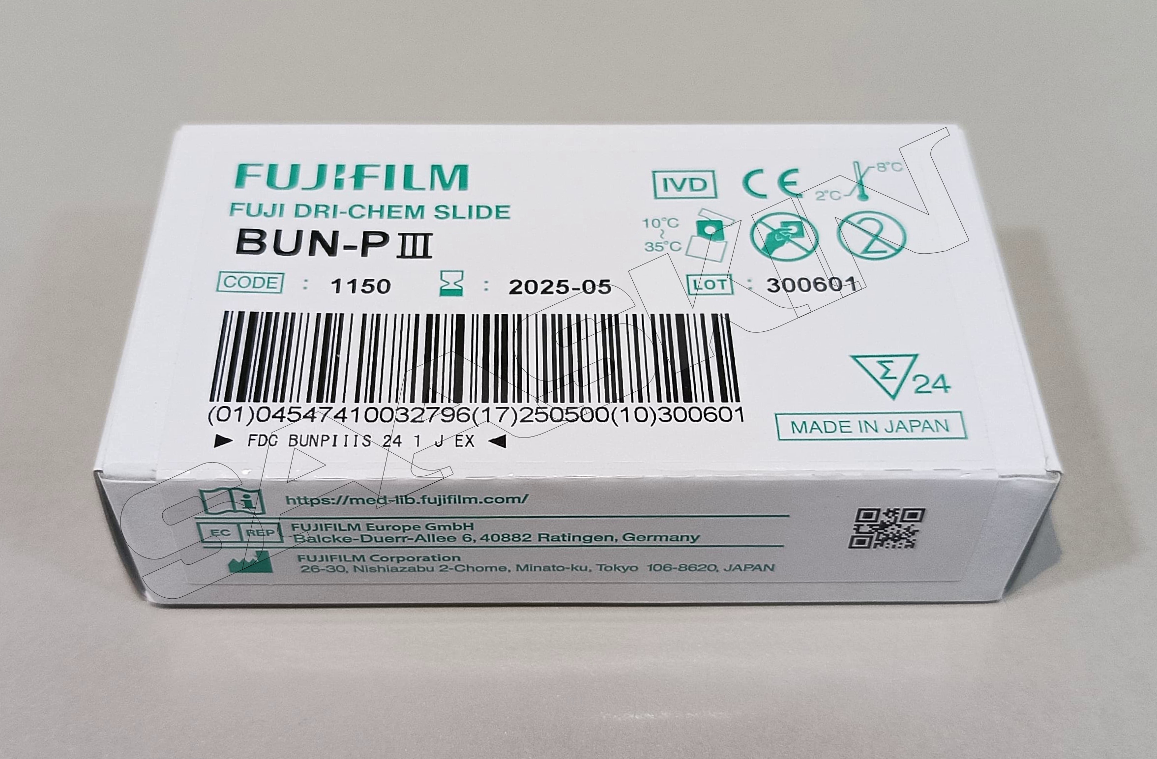 FUJI DRI-CHEM SLIDE BUN-P III | Saaskin - Premium Products