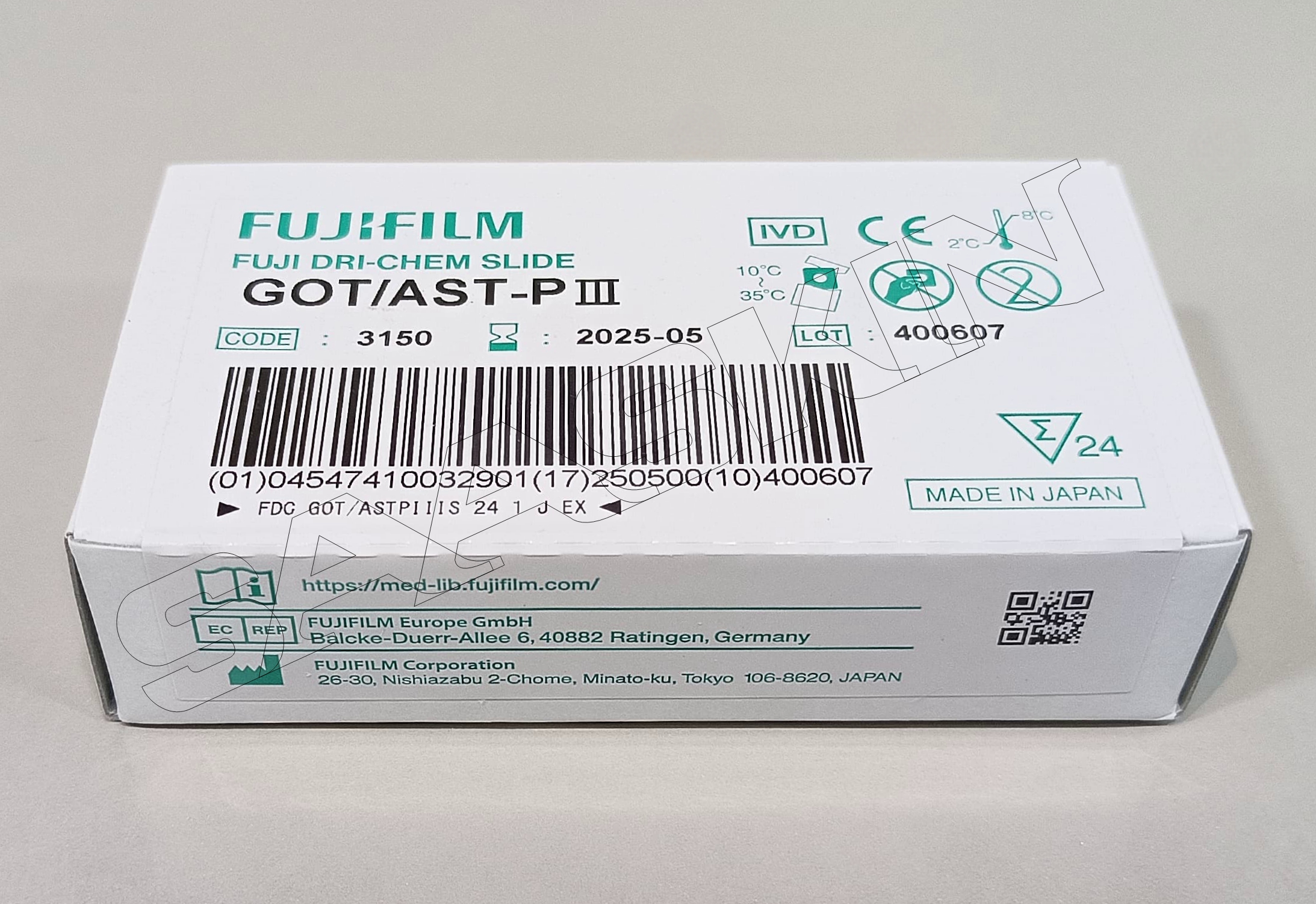 FUJI DRI-CHEM SLIDE GOT/AST-P III | Saaskin - Premium Products